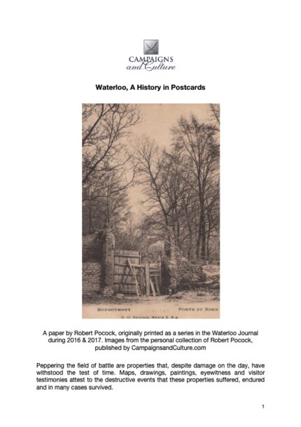Interpreting the Past Through Old Photographs of Waterloo Battlefield ...